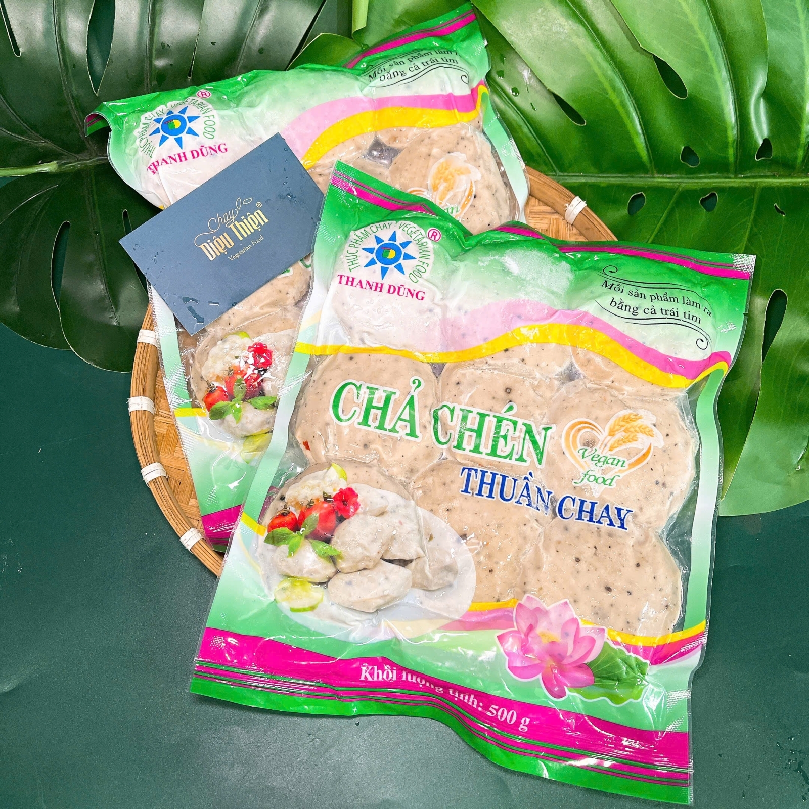 Chả Chén Thuần Chay Thanh Dũng 500g – Dai Thơm, Tiện Lợi