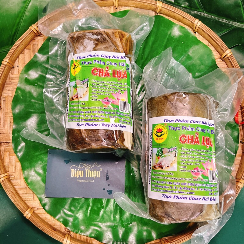 Chả Lụa Chay Hải Biên 500g – Món Giò Chay Mềm Thơm